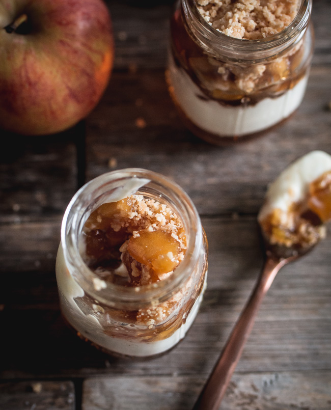 Recette verrines pommes et sirop d'érable (Ricardo) - simple et délicieux