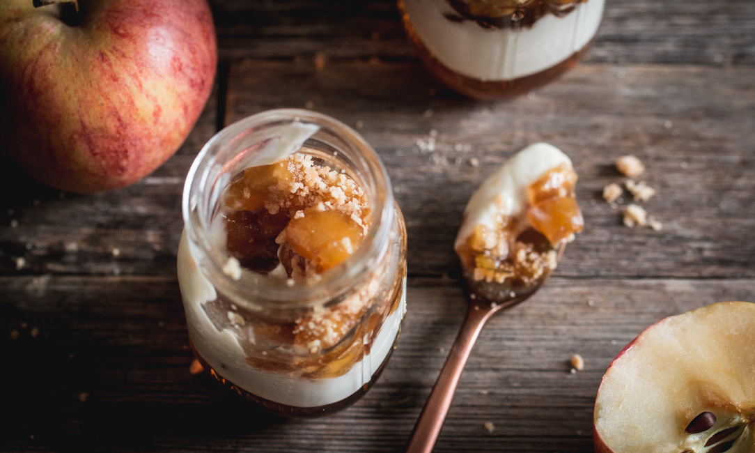 Recette verrines pommes et sirop d'érable (Ricardo) - simple et délicieux